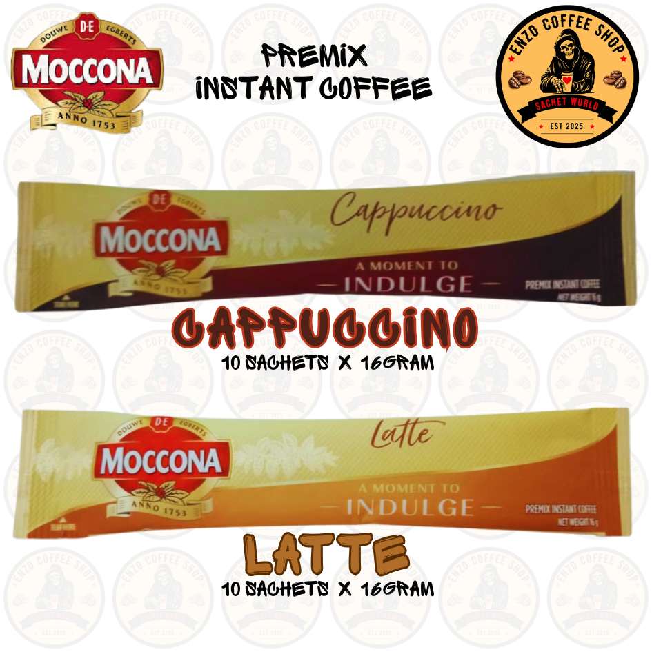 MOCCONA INSTANT COFFEE DRINK CAPPUCCINO & LATTE TRIPLE SACHETS / LOOSE ...