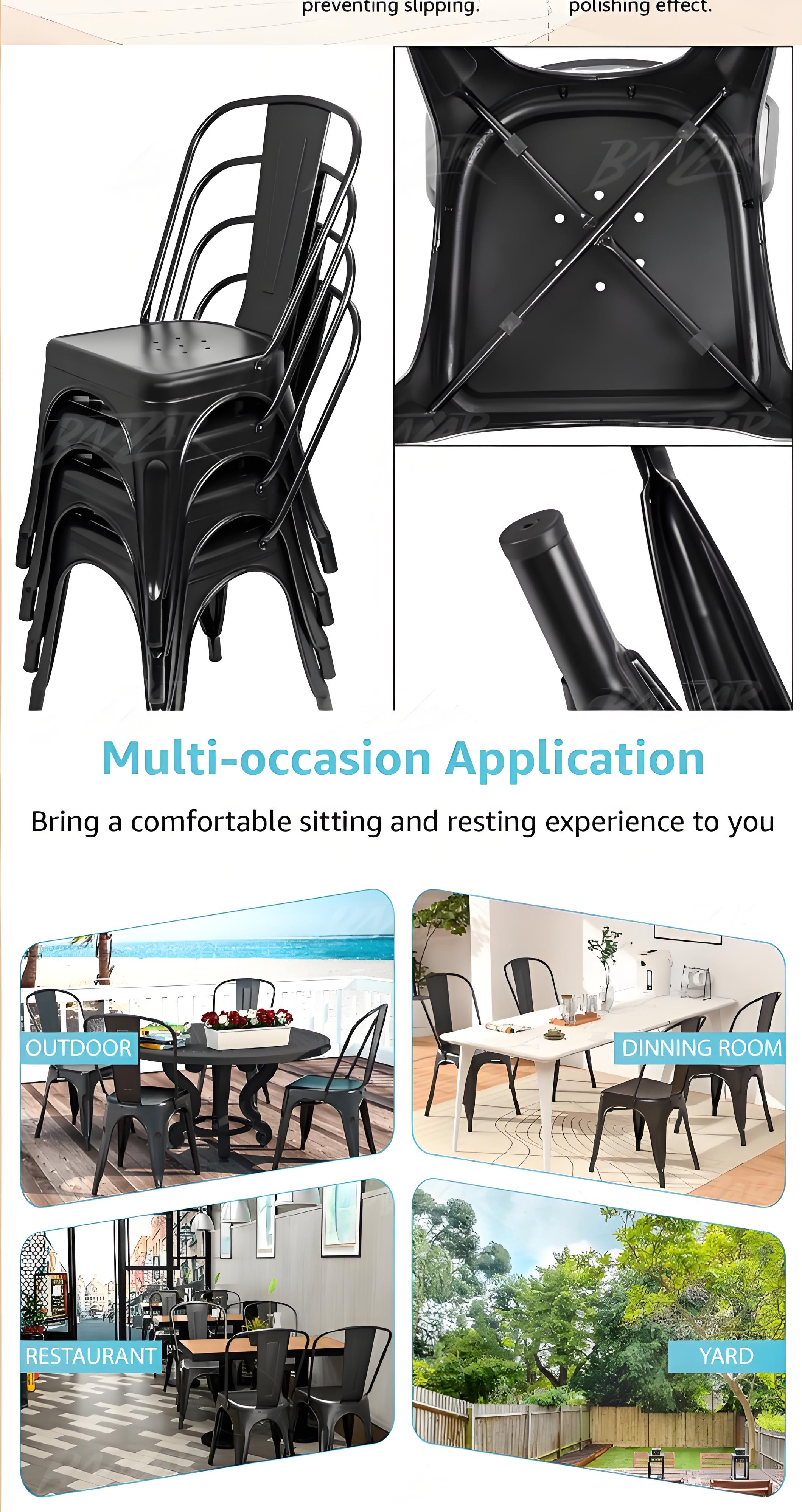 𝐁𝐌𝐙𝐀𝐑 𝙄𝙣 𝙎𝙩𝙤𝙘𝙠 High Bar Stool Cafe Chair Metal Dining Chair Kerusi ...