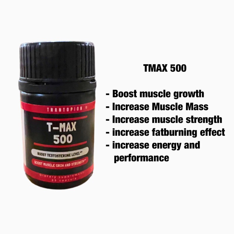 Tmax 500 Tongkat Ali Original Testosterone Booster Supplement For Men ...