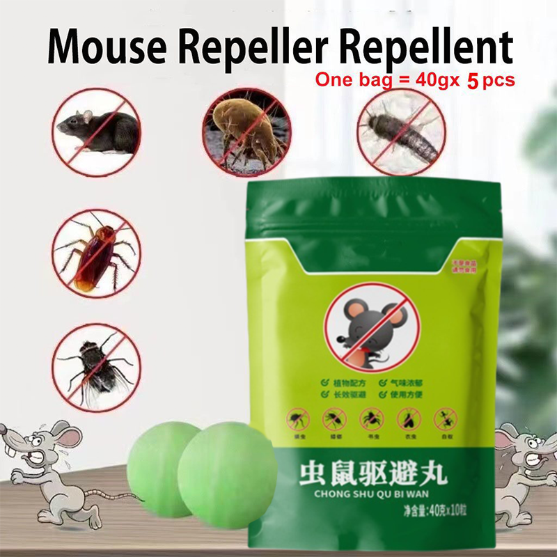 Eco-Friendly Rat Repellent Pills Strong Mothball Scent Drives Away ...