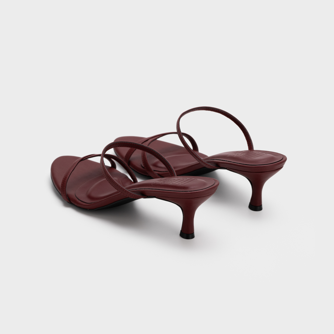 Nose Cloud 9 Strappy CloudFoam Kitten Heel Sandal Kasut Tumit Rendah ...
