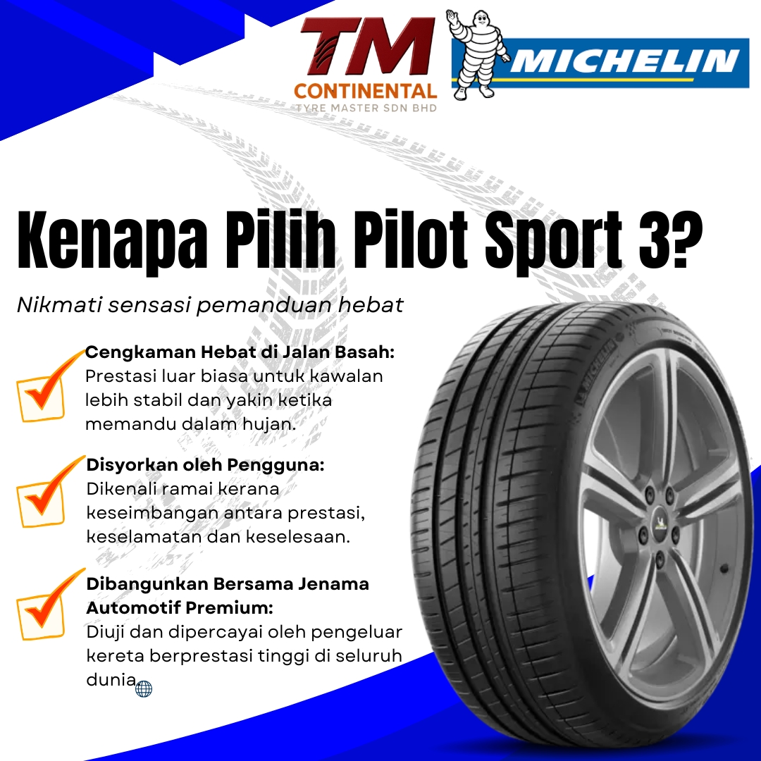 [FREE INSTALLATION] Tayar Michelin Pilot Sport 3 R15. | Shopee Malaysia