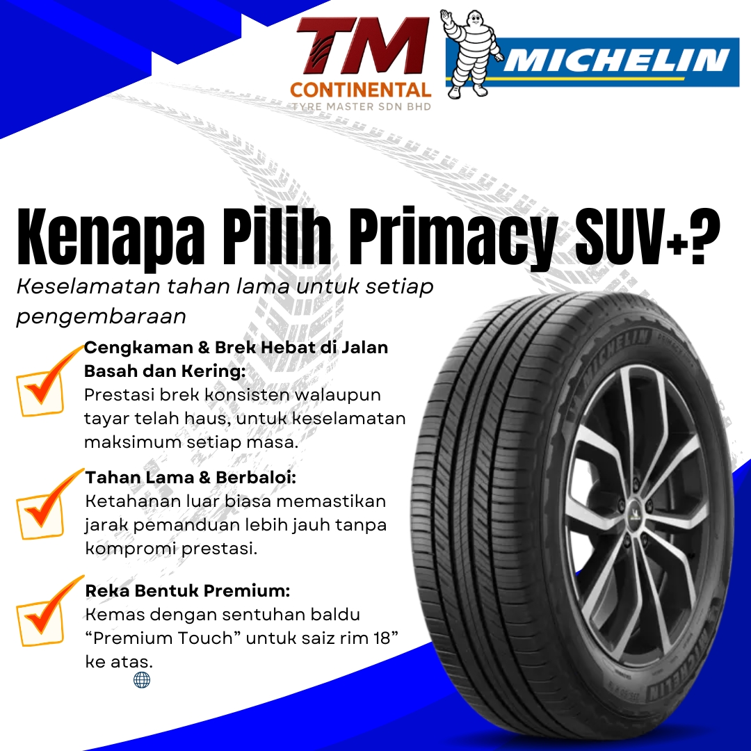 [FREE INSTALLATION] Tayar Michelin Primacy SUV+ R19. | Shopee Malaysia
