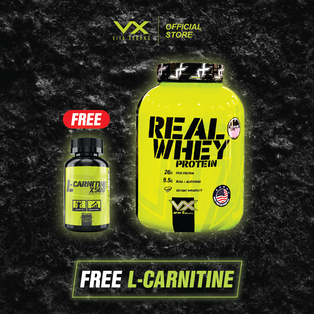 Vitaxtrong Real Whey Protein 5lbs | 26g High Protein, Lean Muscle ...