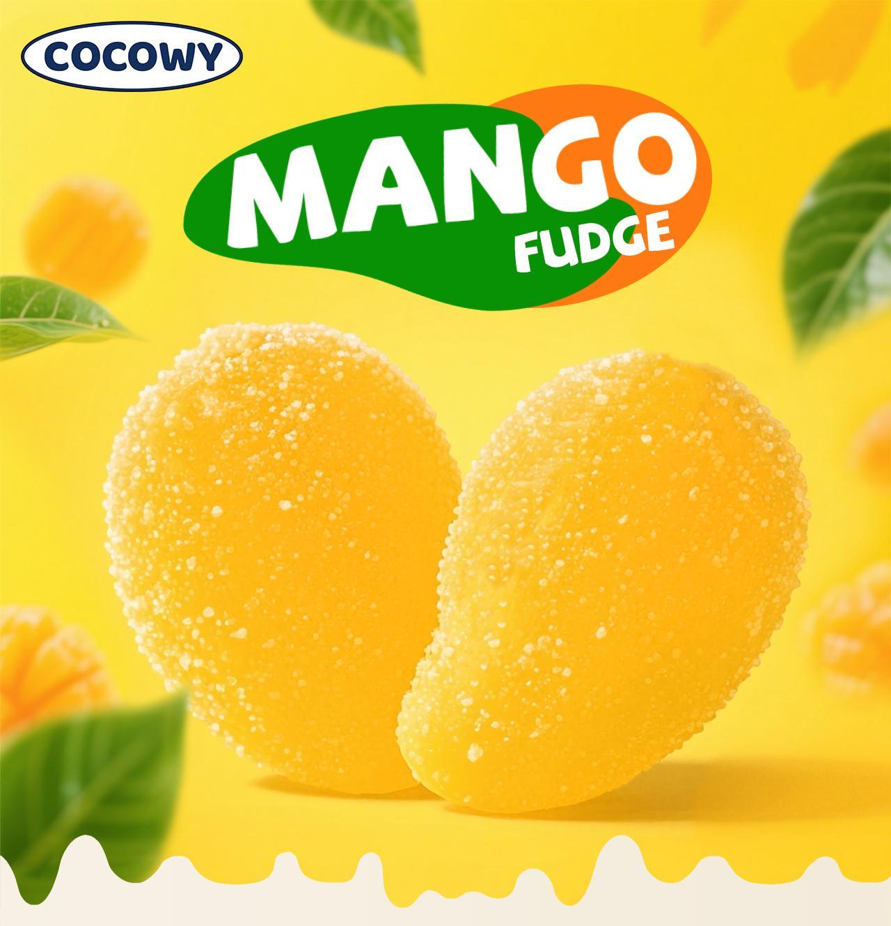 COOWY[COD]Gula-gula 500g Mango gummy Mangga fudge candy halal ...