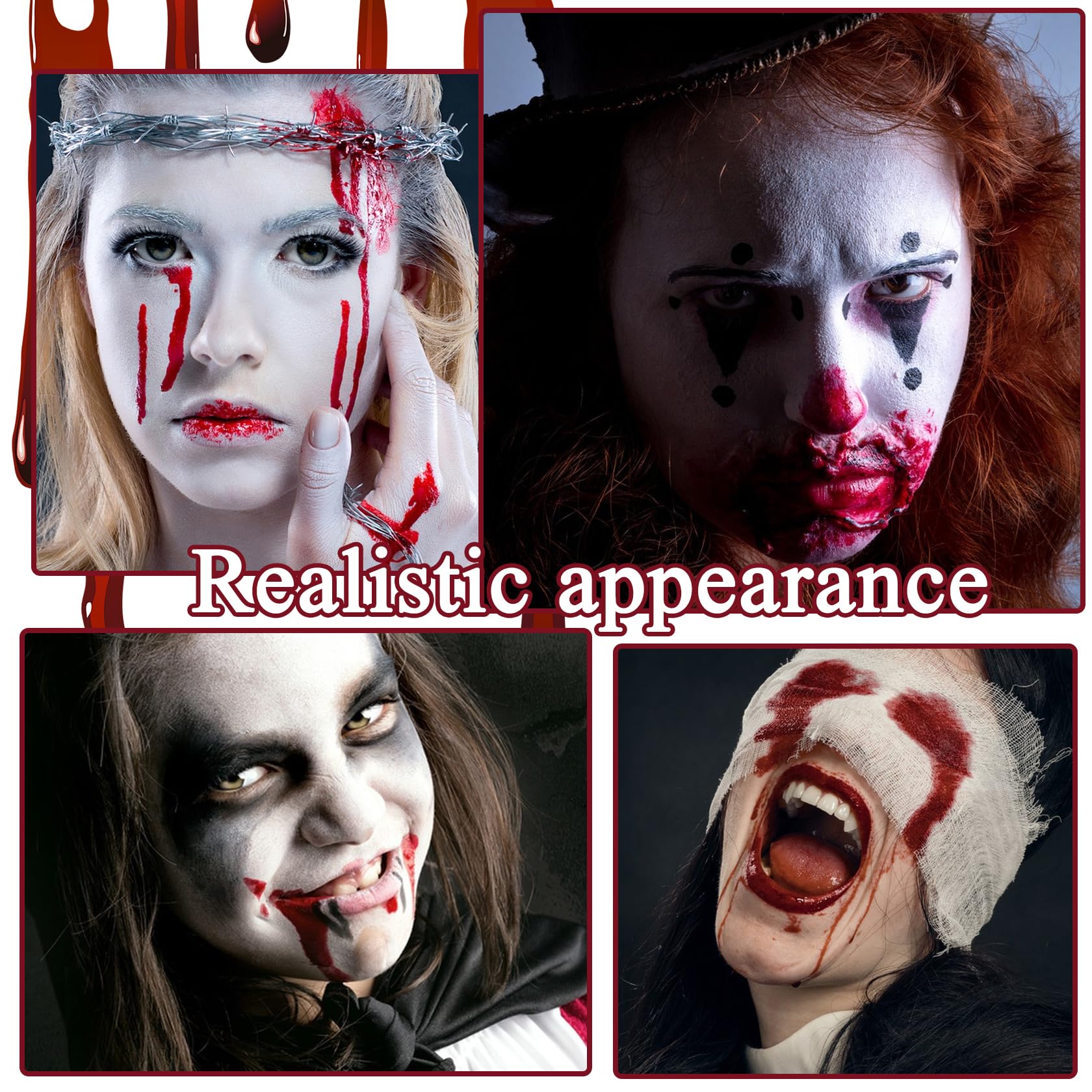120ml Vampire Blood Cosplay/Fake Blood Liquid Body Paint/Halloween ...