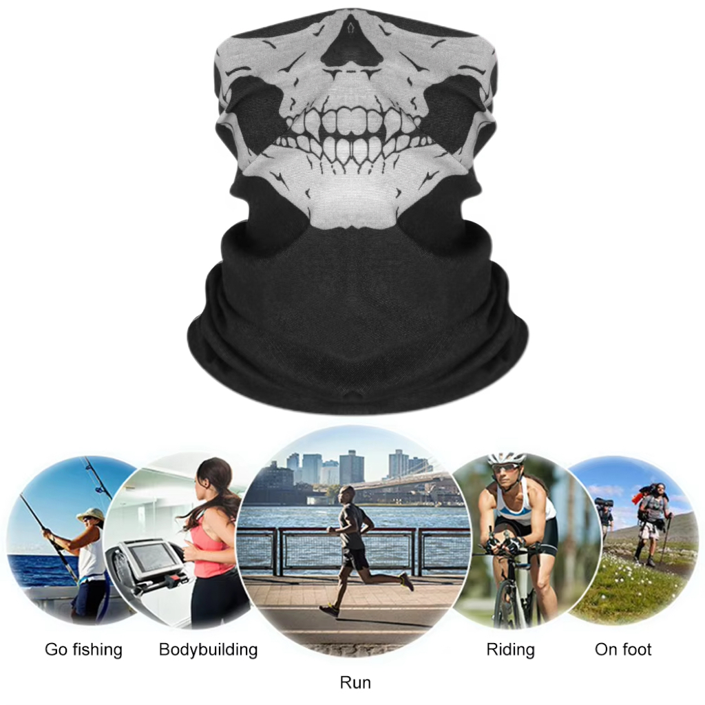 Unisex Adult Halloween Glow In The Dark cool mask black mask party ...