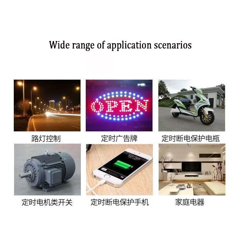 15A Electronic Digital Timer Switch Relay Timer Control 220V 12V 24V ...