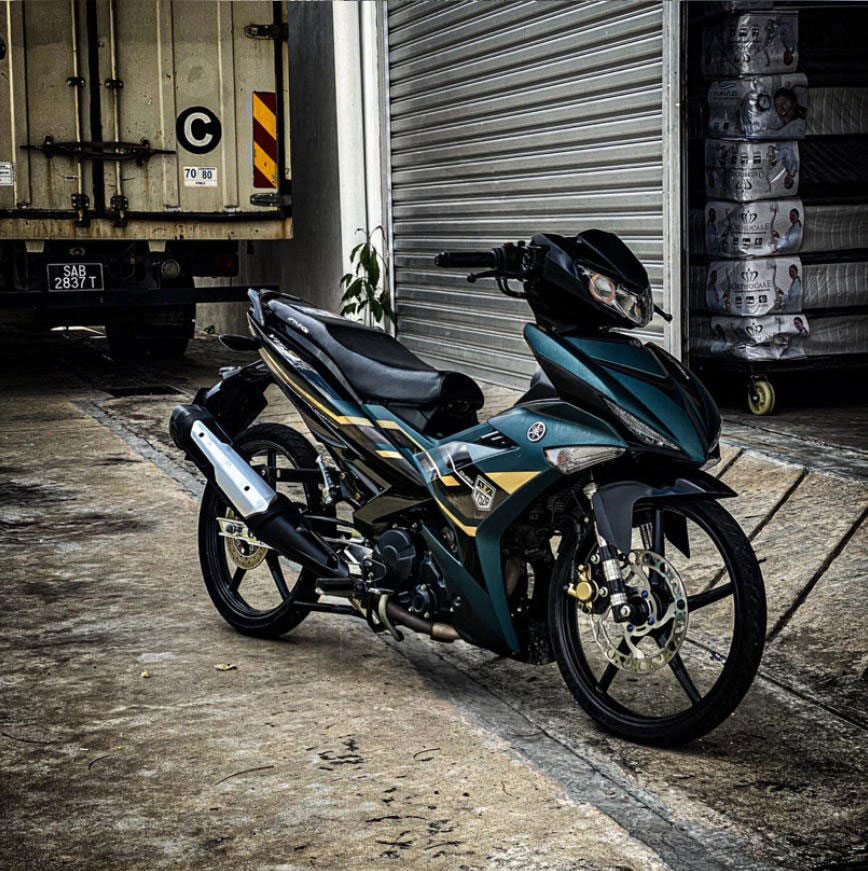 Y15 Y15ZR V1 V2 Motorcycle Exhaust Pipe Cover Muffler Protector Covers ...