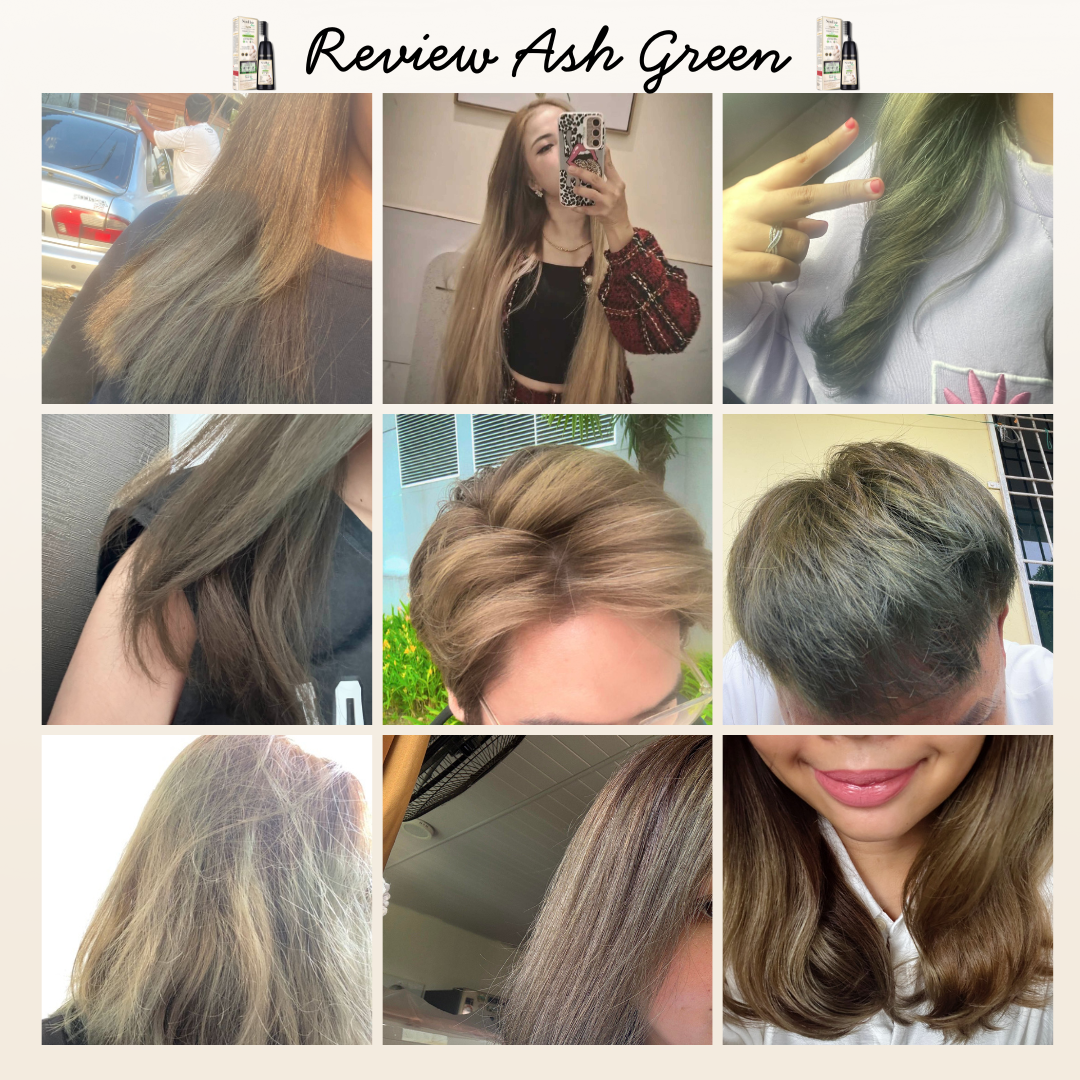 Ash Green - NeuHair Inai Pewarna Rambut Hair Dye Color Herbal Formula ...