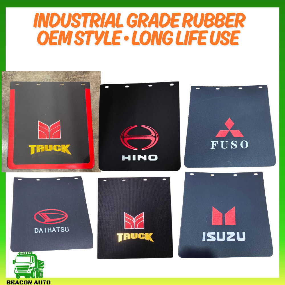 BEACON AUTO Heavy Duty Truck Mud Flap Set (1Ton / 3Ton) Front, Rear ...