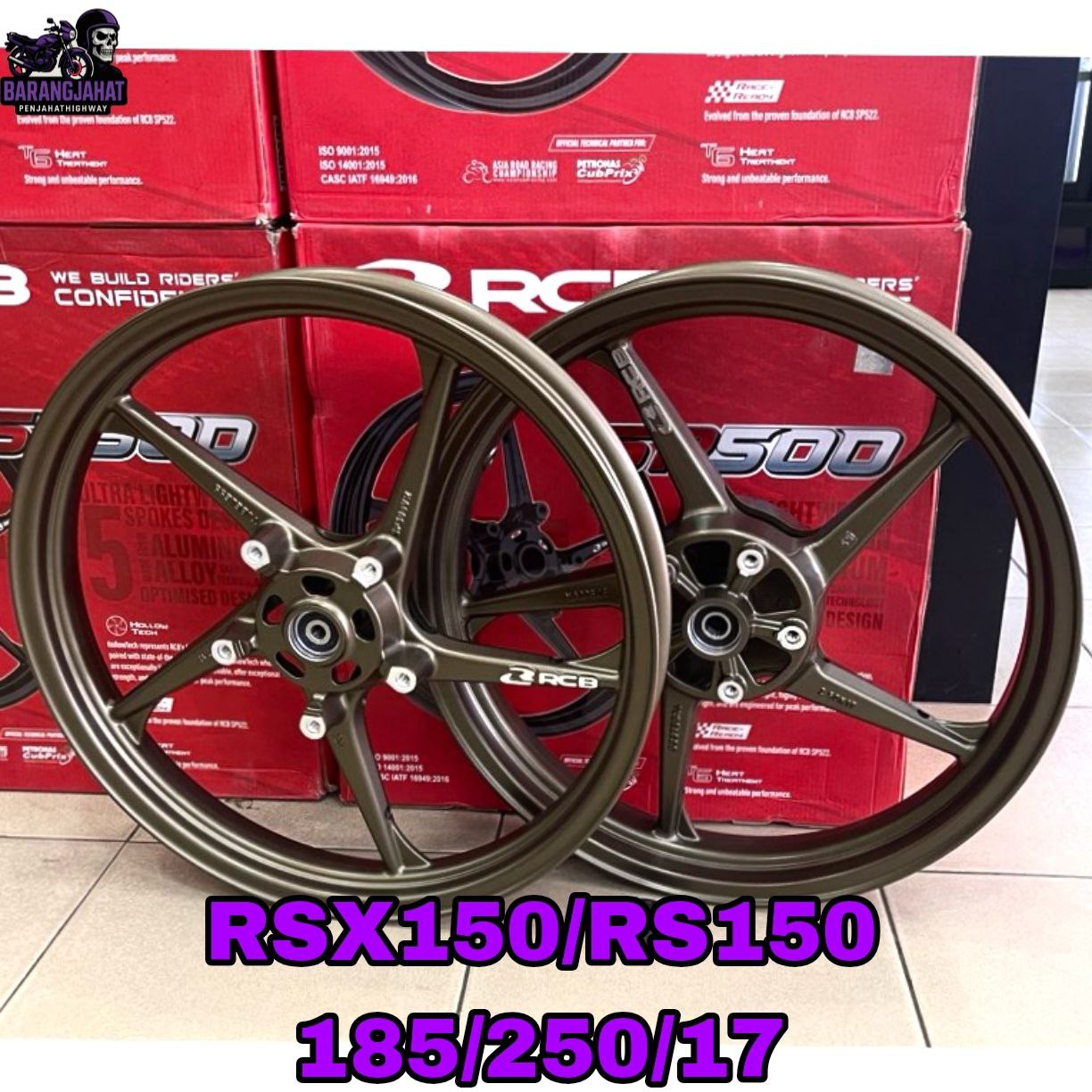 SPORTRIM HONDA RS150 RSX150 ABS RCB ORIGINAL SP500 SPORT RIM 500 185 ...