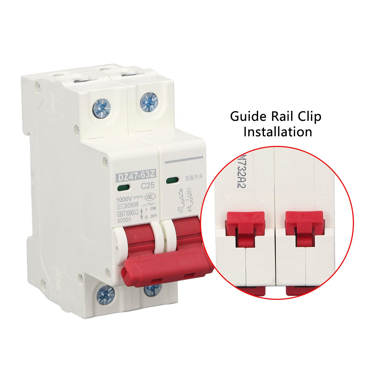 Circuit Breaker/DZ47-63 Miniature Breaker/Household/Vehicle Battery ...