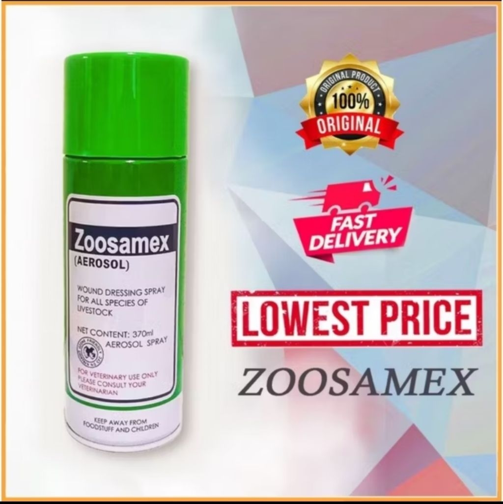 Zoosamex Wound Dressing Spray For Pet's 370ml | Shopee Malaysia