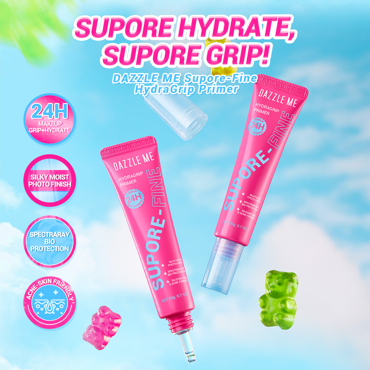 [HOT DEAL!!] DAZZLE ME Supore-Fine HydraGrip Primer 20g -24H Grip ...