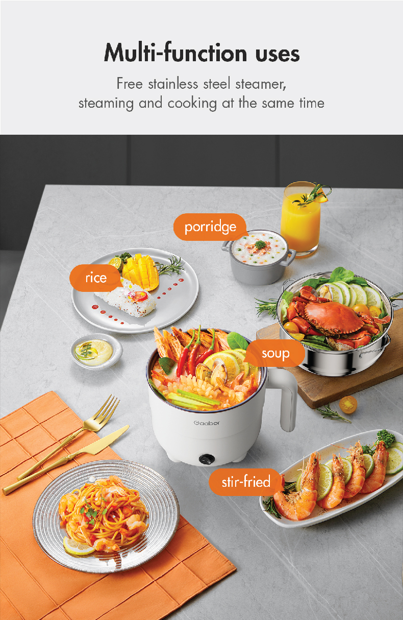 Gaabor Multi-Functional 1.8L Non-sticky Coating Cooker EC-18M01A ...