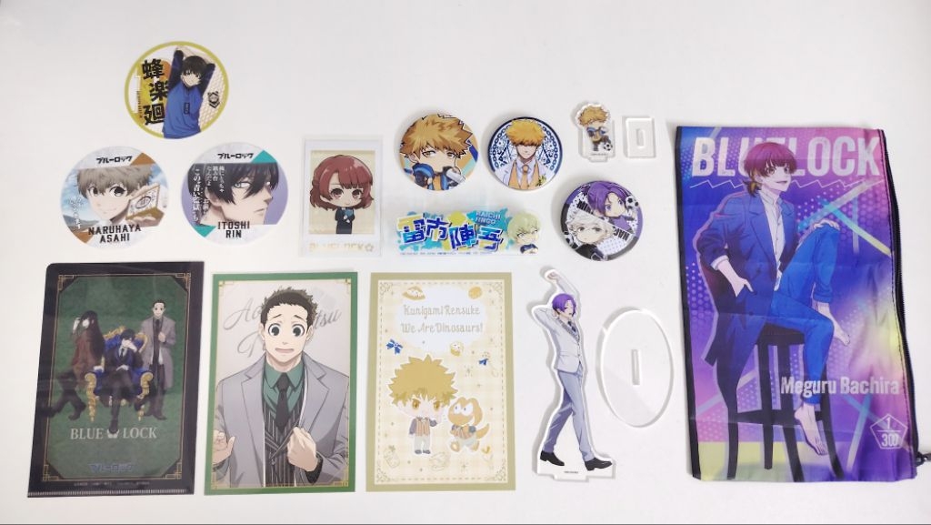 12/11 Blue Lock official merch (1/5) Bachira Reo Rin Kunigami Raichi ...