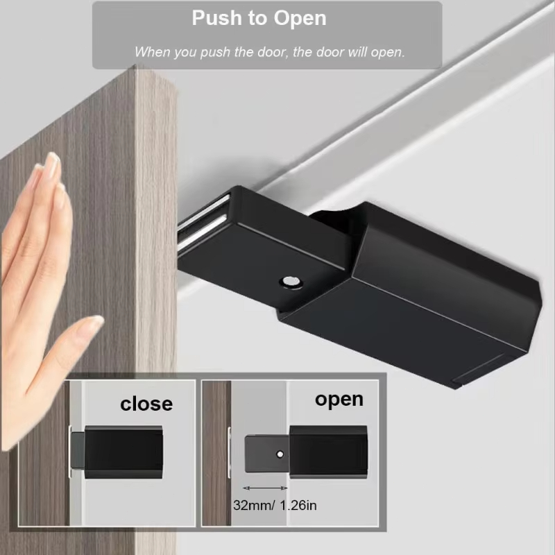 Magnetic Door Catch Door Lock Heavy Duty Cabinet Latch Push to Open ...