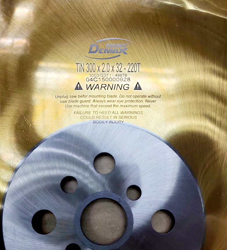 "DEMAX FAST" HSS Circular Cold Saw Blade ( TIN ) Circle Blade Saw Blade ...