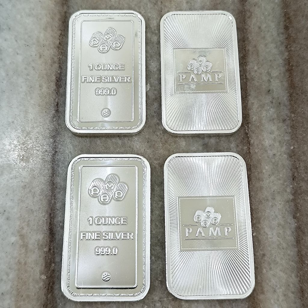 999 Silver Bar 1oz 31.10g Pamp and L&Z Fine Silver | Shopee Malaysia