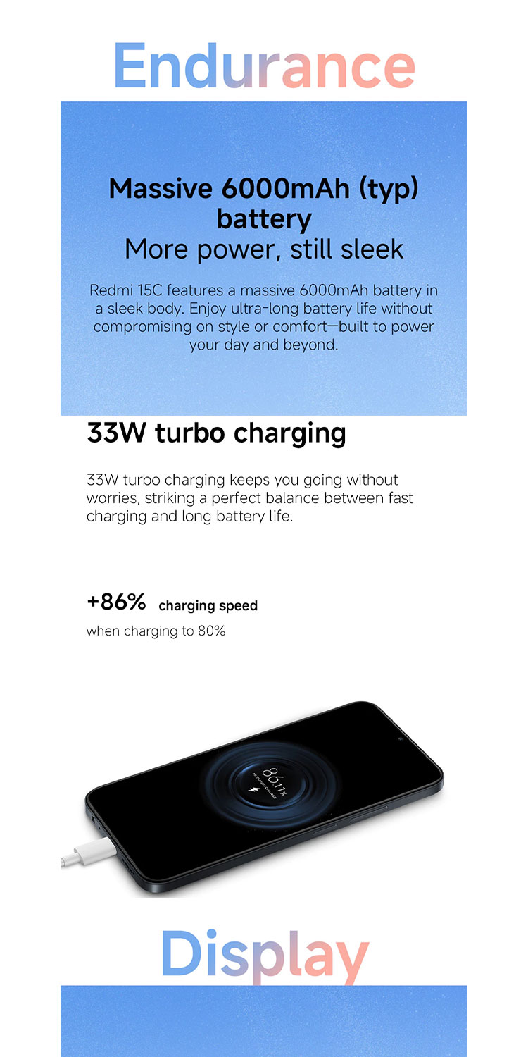 【NEW】RM15C | 6.9" Large Screen | 6000mAh Battery Tahan Lama | 50MP AI ...