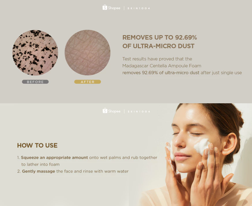 【Malay shipment】SKIN1004 Madagascar Centella Ampoule Foam 125ml ...