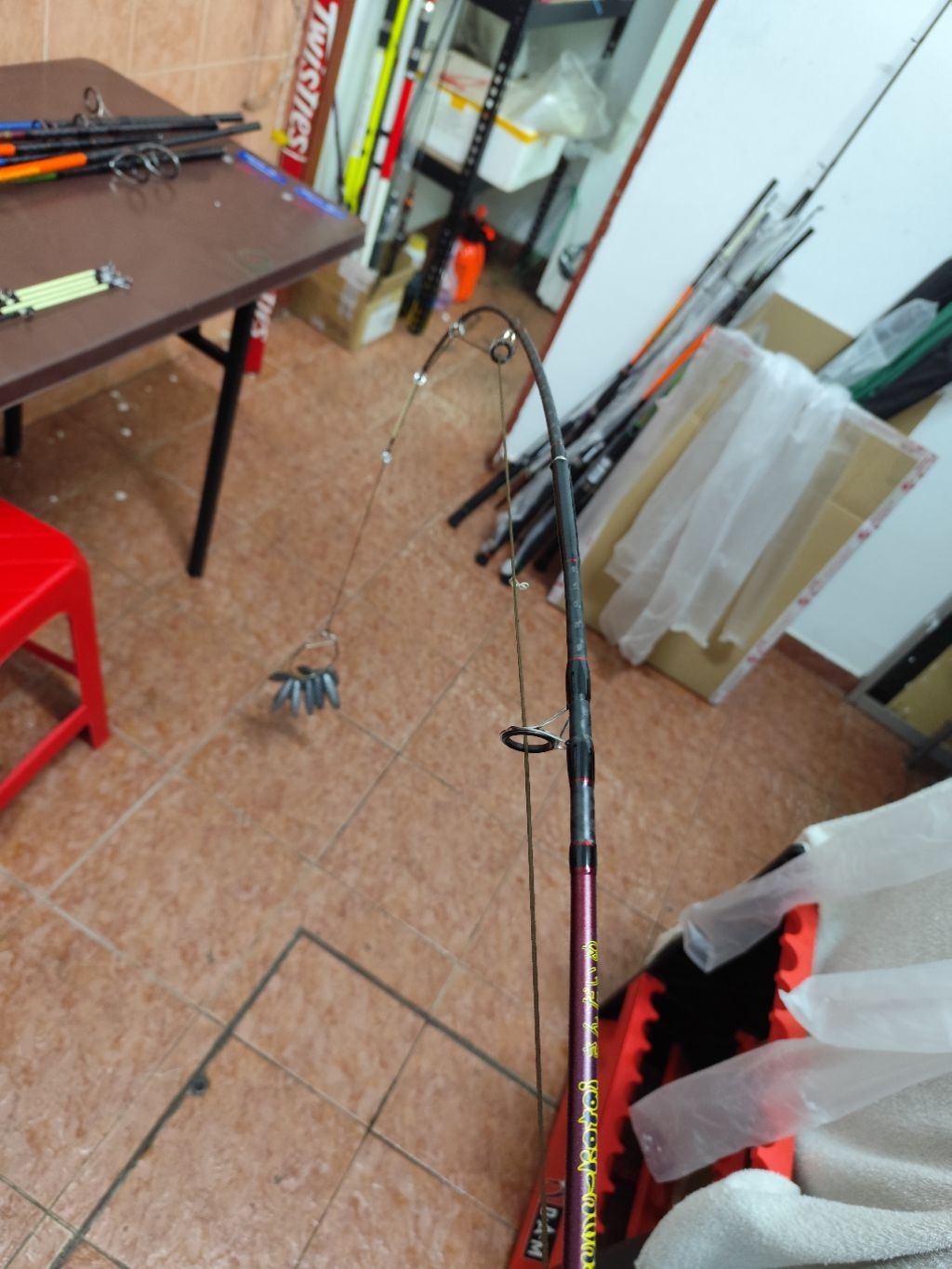 Rod Spinning Torikumu kotai 3 joran pancing Solid Joran keli, patin ...