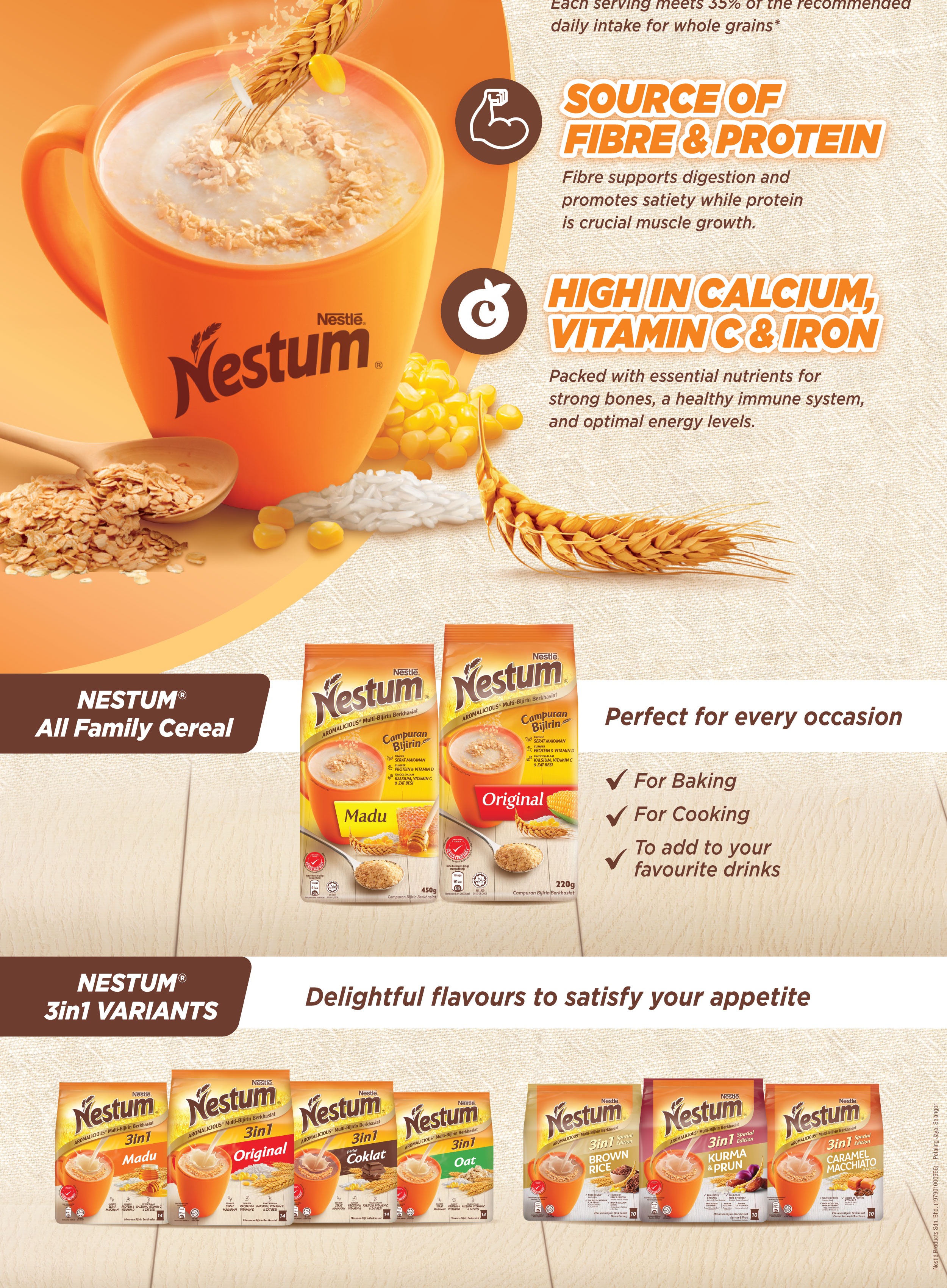 NESTUM All Family Cereal Original 450g | Shopee Malaysia
