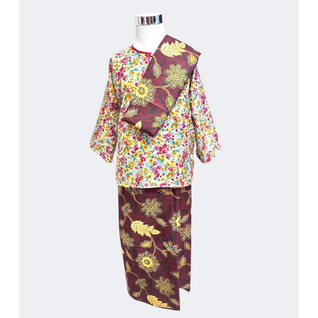 BAJU OPAH BUDAK ( Set 2 + 1) Baju + Kain Batik Budak PERCUMA KERUDUNG RANDOM Opah Kids Wear ...