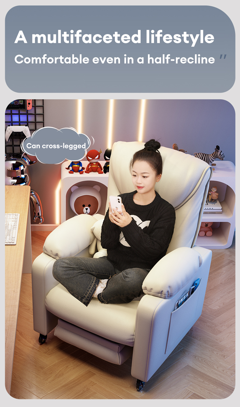 Gaming Sofa Chair Recliner ackrest Adjustable Reclining Computer Chair ...