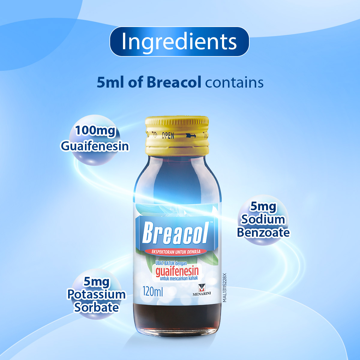 Breacol Adult Syr Bottle 100Mg 60ml | Shopee Malaysia