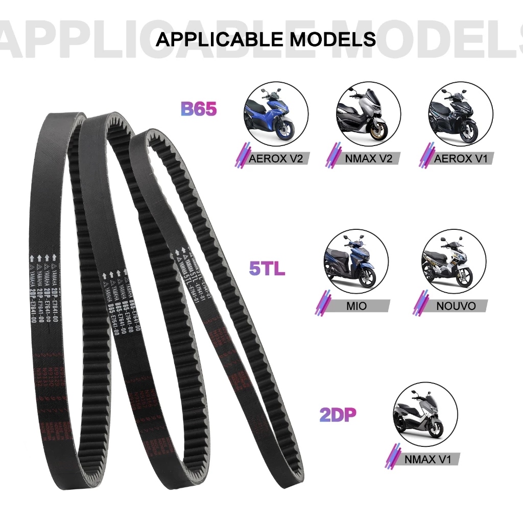 YAMAHA ORIGINAL V-Belt rive for BELTING EGO EGO S NOUVO S NMAX 150 V1 ...