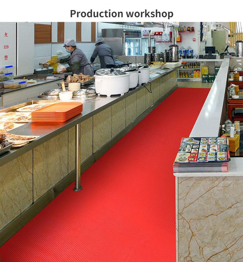 PVC Drainage Floor Mat Soft Anti Slip Rubber Mat Bathroom Kitchen Floor ...