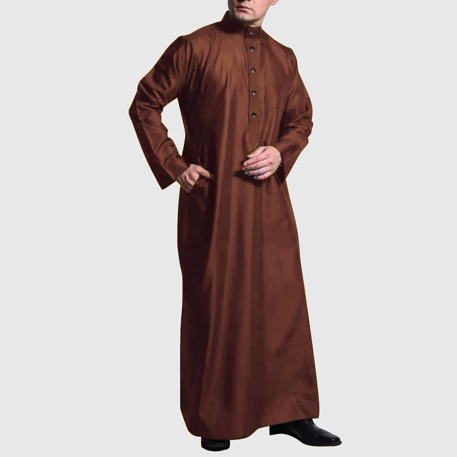 Muslim Jubah Mens thobe Full Sleeves dress Islamic Men Wear Malaysia ...