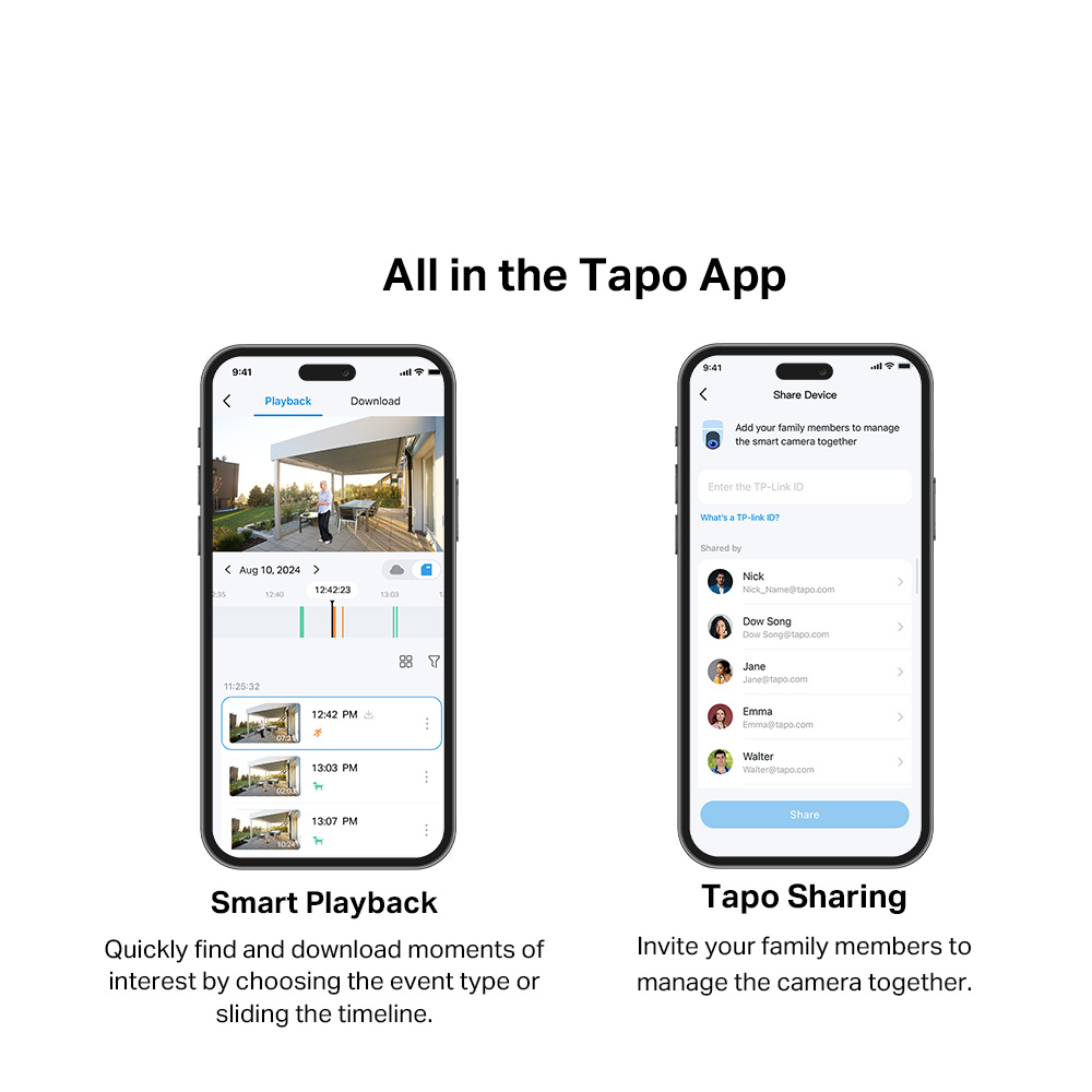TP-Link Tapo C216 2K 3MP Pan/Tilt WiFi Security Camera Full-Color Night ...