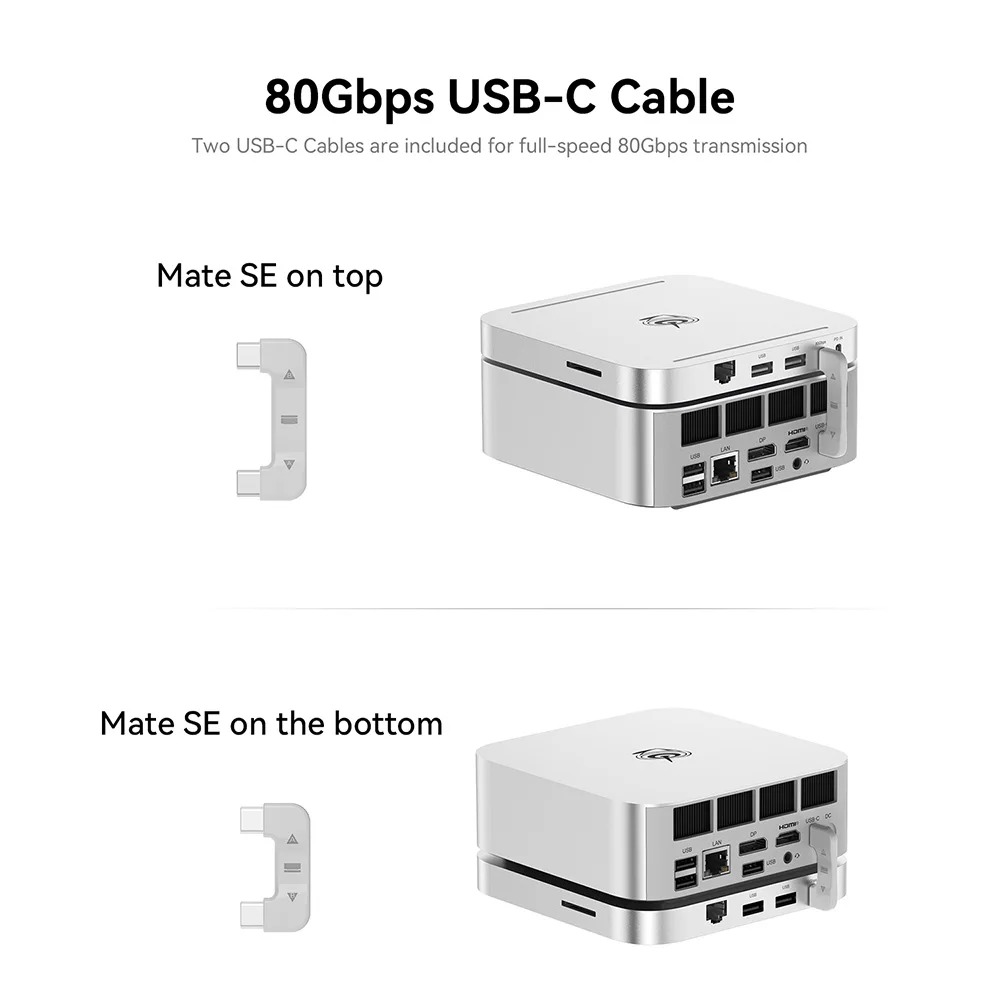 Beelink Mate SE docking station high-speed 80Gbps docking station base ...