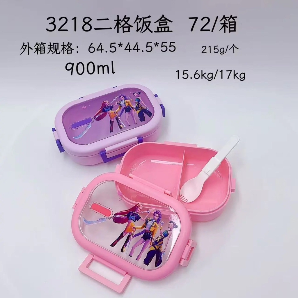 KPOP Demon Hunter Huntrix Lunch Box 304 Stainless Steel Student Bento ...
