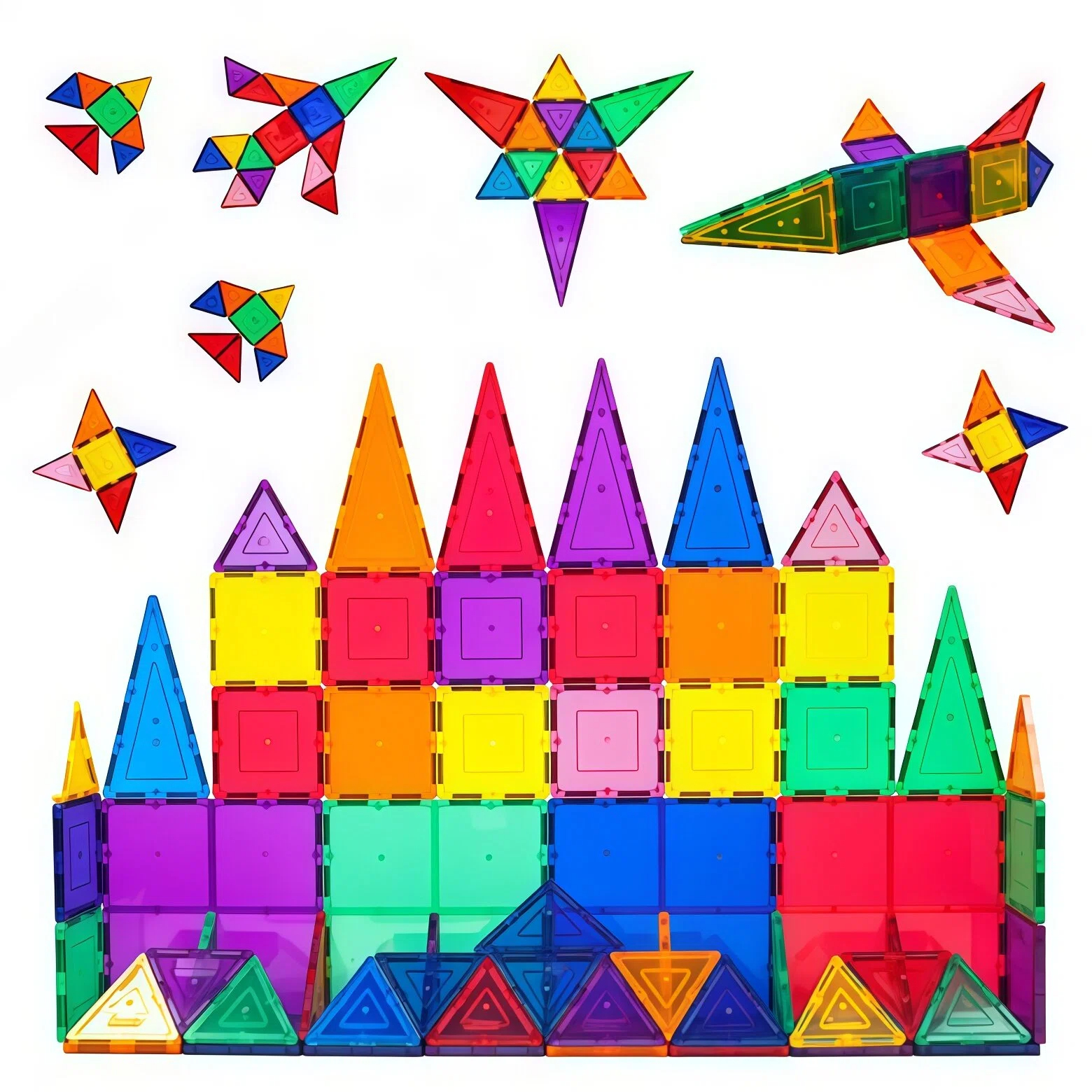 NIKO Magnetic Building Blocks Magnetic Tiles Early Educational Toys ...