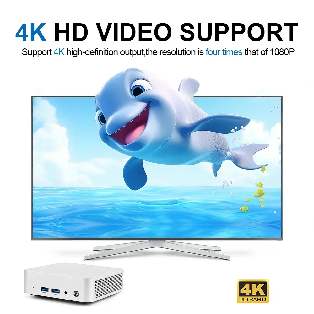 W6 Intel N3700 Mini PC Windows 11 8GB RAM DDR3 2TB SATA SSD WiFi PC ...