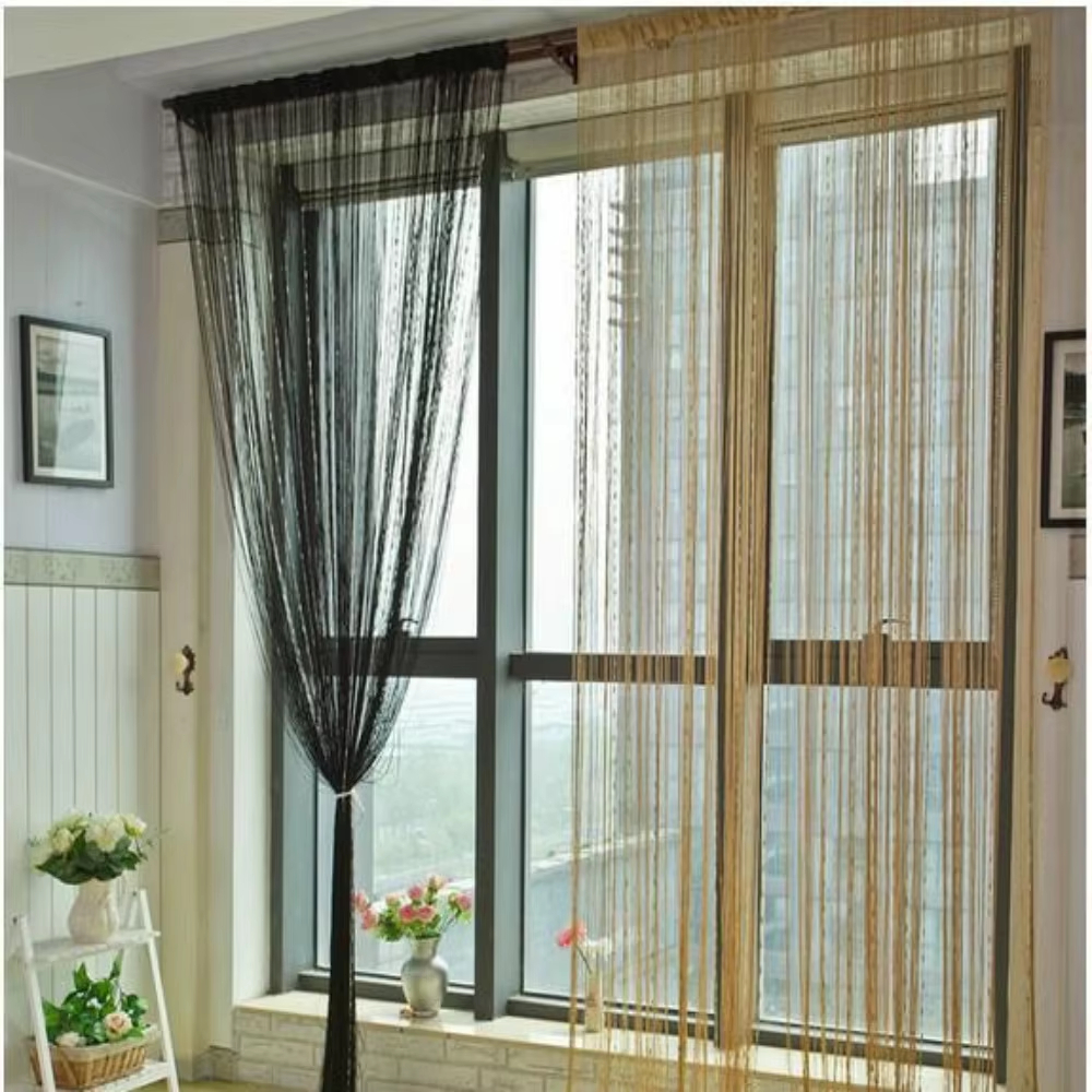 1Mx2M Curtain String Decorative Dew Drop Chain Bead Window for Wedding ...