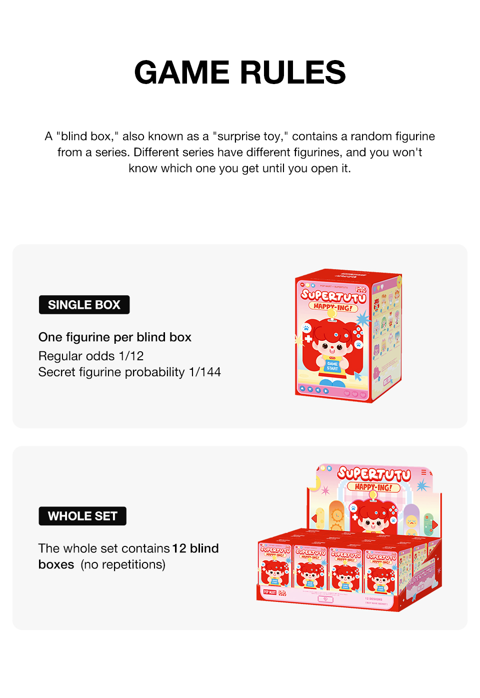 POP MART SUPERTUTU HAPPY-ING! Series Figures Blind Box | Shopee Malaysia