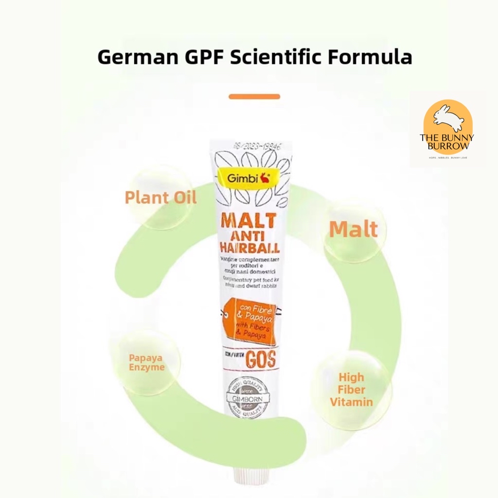 GIMBI 🇩🇪 German Pet Hairball Paste for Rabbits, Hamsters, and ...