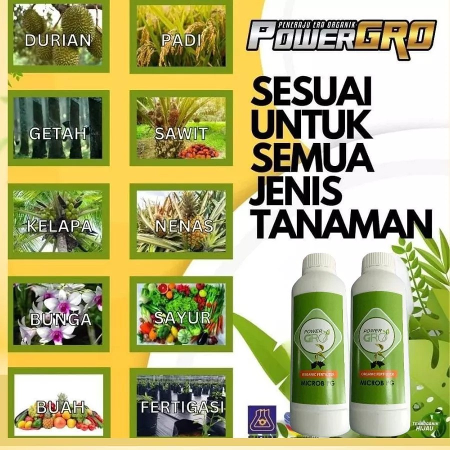 POWERGRO Genuine Form Bio Garden - Baja Foliar 100% Organik [ foliar ...