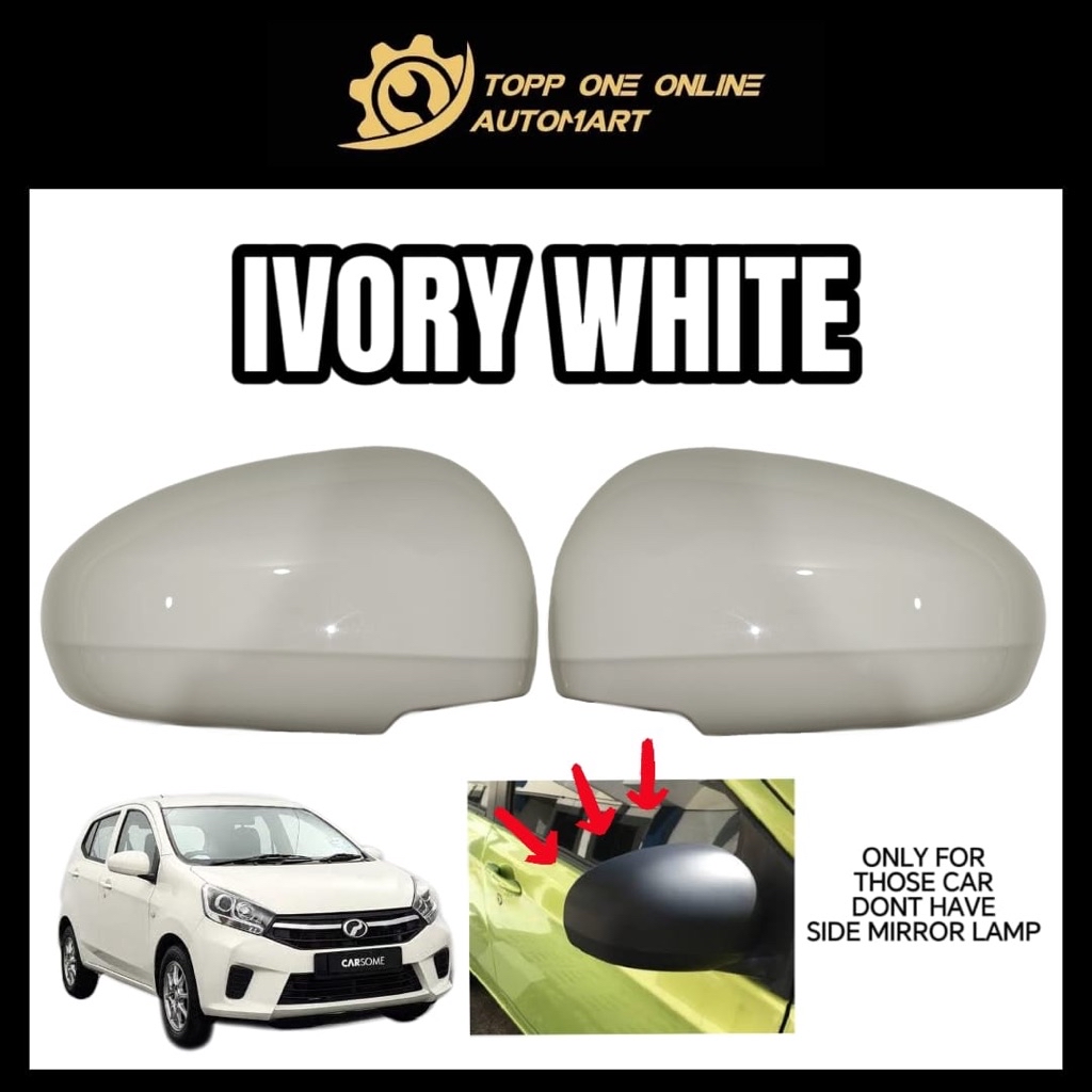 ORIGINAL PERODUA AXIA 2014-2022Y SIDE MIRROR COVER (NO SIGNAL HOLE ...