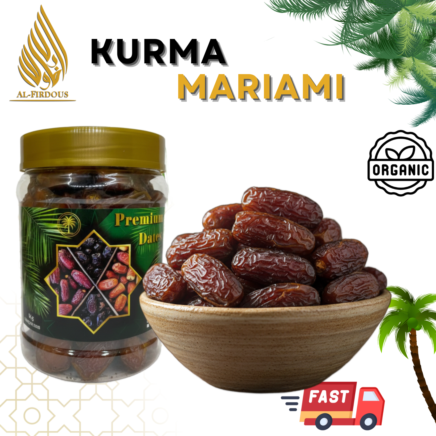 Kurma Mariami Jumbo AAA | AA Premium Quality Large Mariami Dates ...