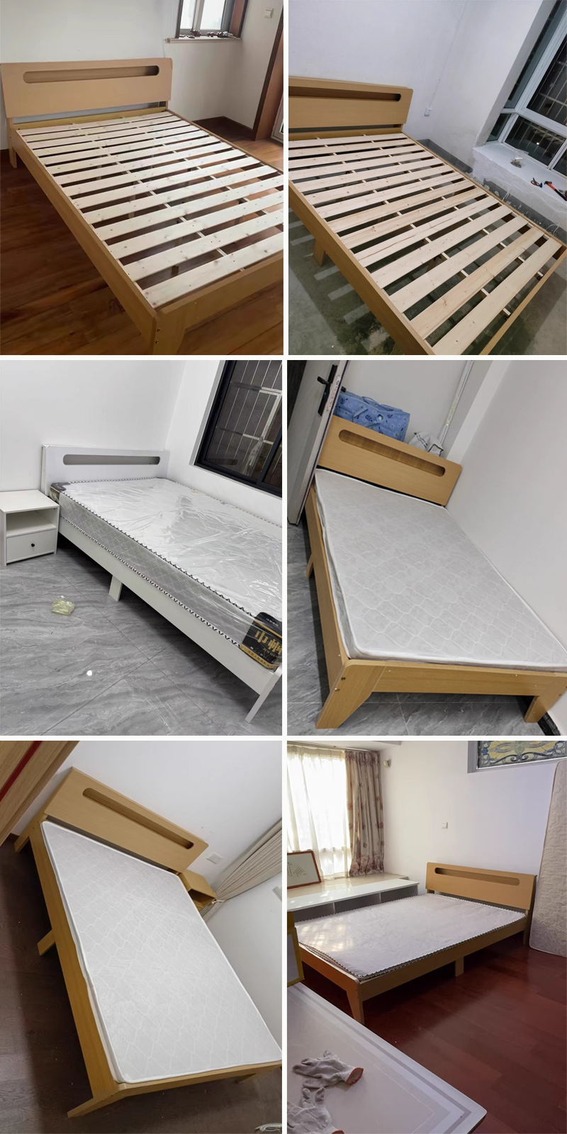 𝙍𝙚𝙖𝙙𝙮 𝙎𝙩𝙤𝙘𝙠 Solid Wood Bed Frame Katil Kayu Wooden Bed Super Single ...