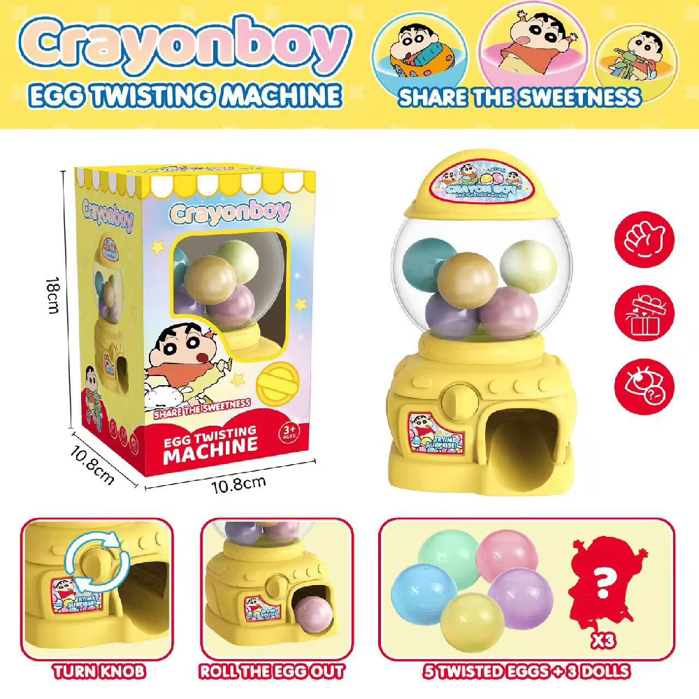 Mini Twist Egg Machine Blind Box Toy | Cute Cartoon Surprise Egg ...
