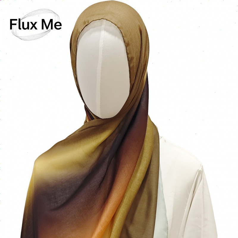 Ready Stock Gradient Tie-Dye Tudung Shawl Cotton Selendang Long Scarf ...
