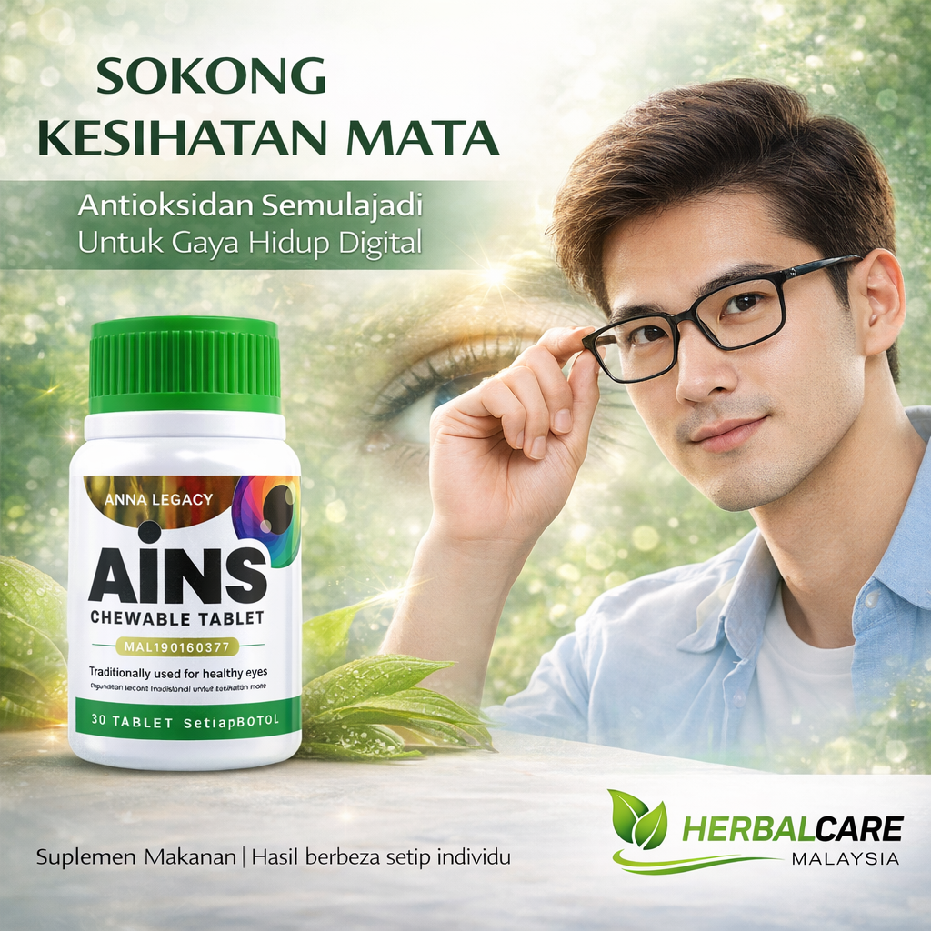 Penawar Mata Ains Eye Care Supplement Mata Ubat Mata Rabun Katarak ...
