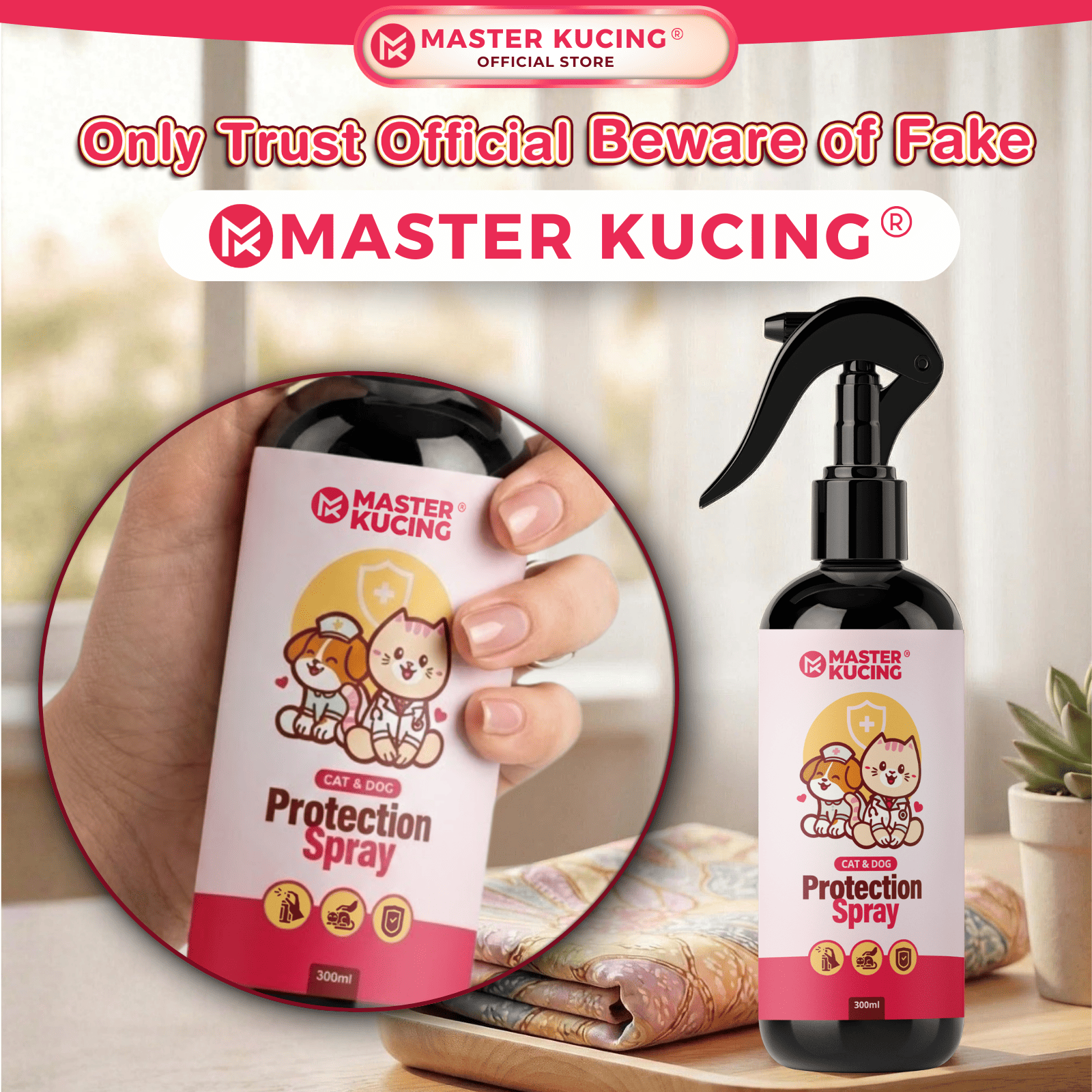 【24H Delivery】Master Kucing | Cat Flea Spray Cat Skin Shinier Skin ...